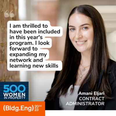 Property Council of Australia’s 500 Women in Property | Bldg Eng