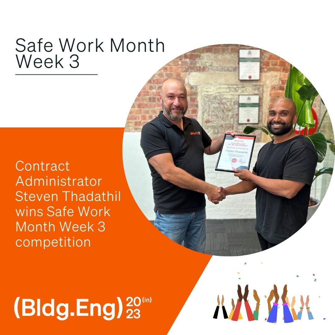 Safe Work Month Week 3 – Working together to support all workers | Bldg Eng