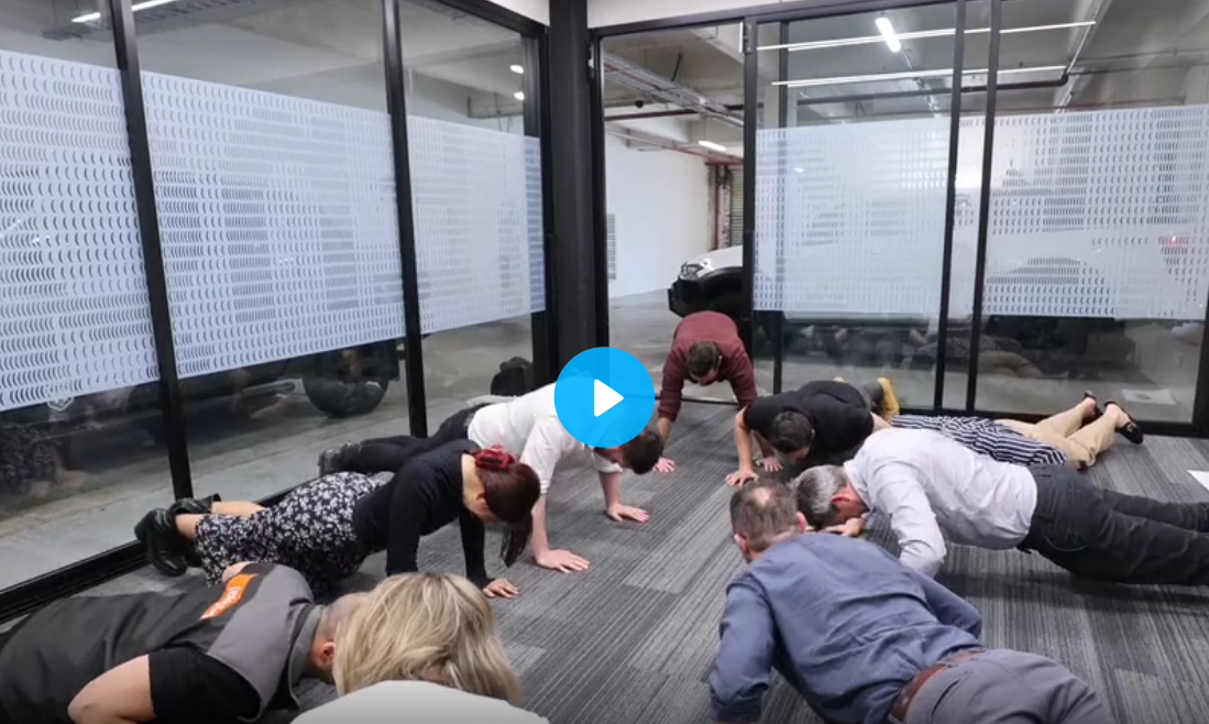 Building Engineering team completes the Push-Up Challenge to support ...
